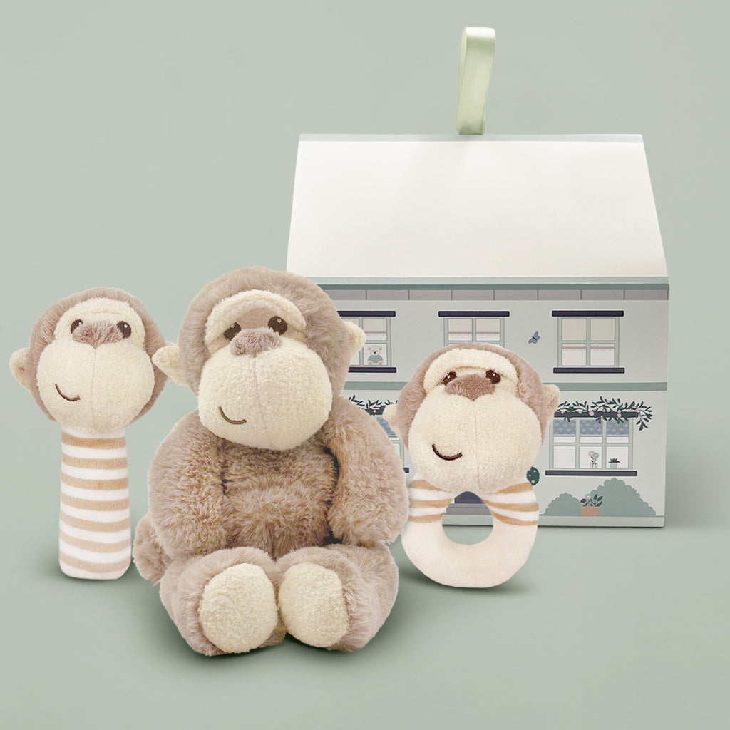 Three Little Monkeys Set | Baby Gifts | Babyblooms | Soft Baby Toys