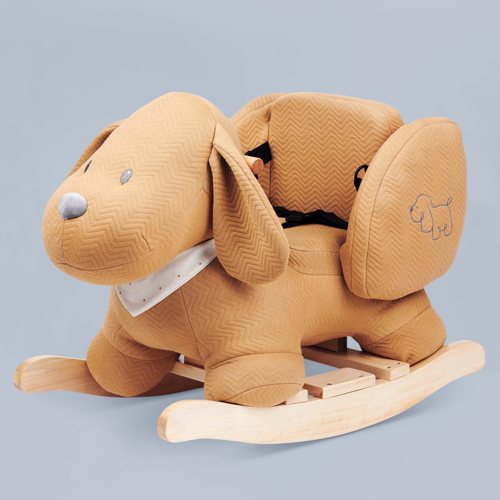 Charlie the Dog Rocker, Caramel | Nattou | Babyblooms