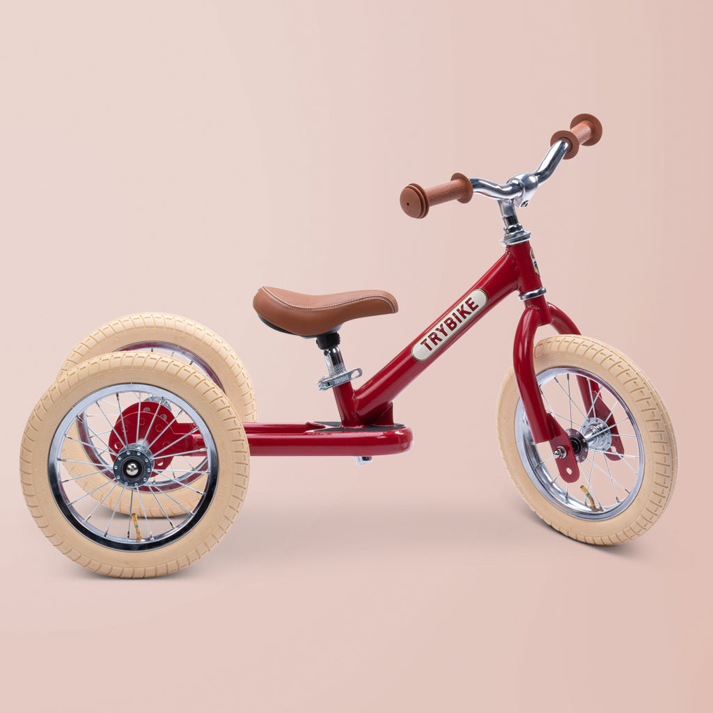 Trybike Steel Balance Trike, Red | Babyblooms