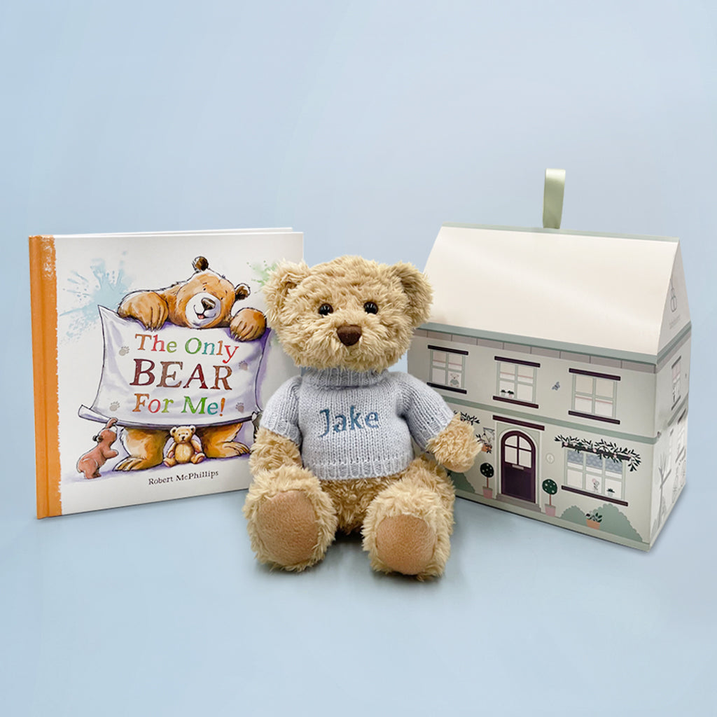 Personalised Bertie Blue & Bear Book | Gifts & Toys | Babyblooms