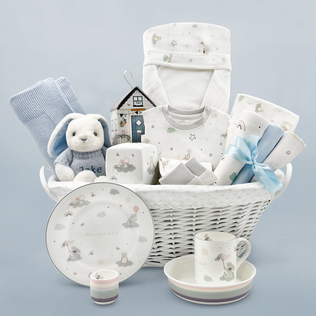 Luxury Baby Boy Gift Hamper Blue| Babyblooms | Baby Boy Hamper