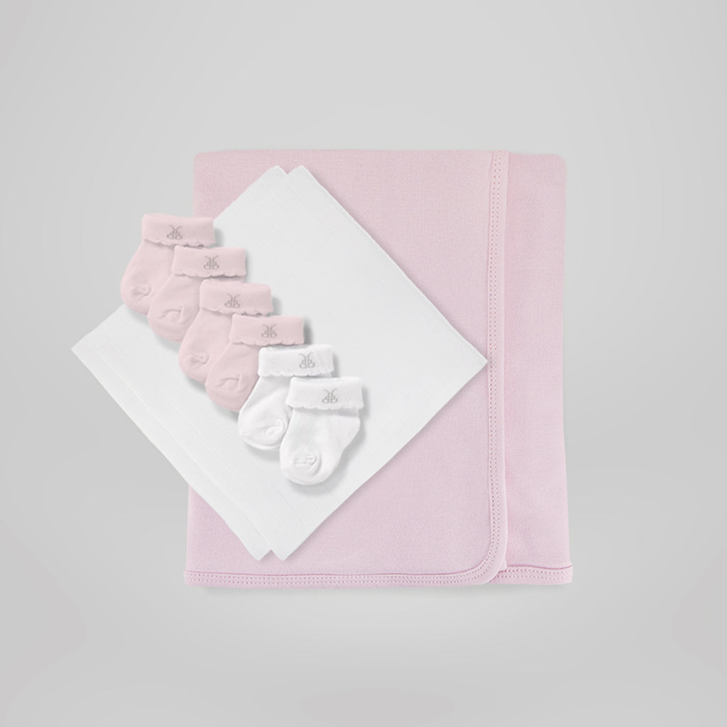 Personalised Pink Nappy Cake | New Baby Gift |Diaper Cake – Babyblooms