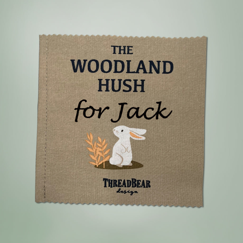 Personalised Woodland Hush Rag Book | Gifts for Children | Babyblooms