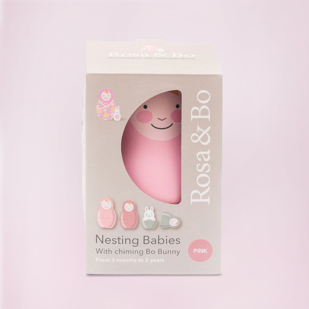 Pink Nesting Babies | Sensory Toys | Baby Gifts | Babyblooms