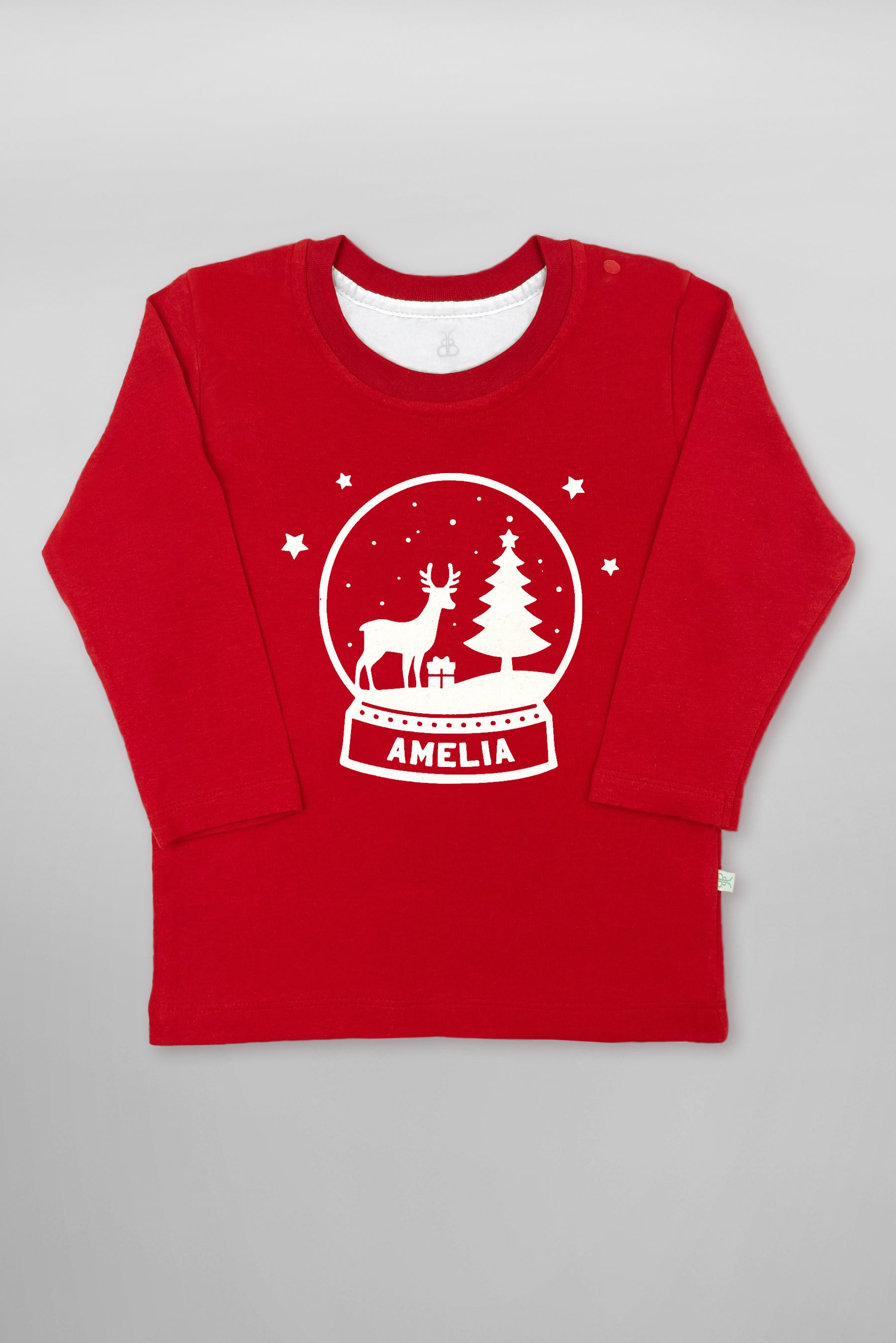 Personalised Snow Globe T-Shirt | Christmas T-Shirt | Babyblooms